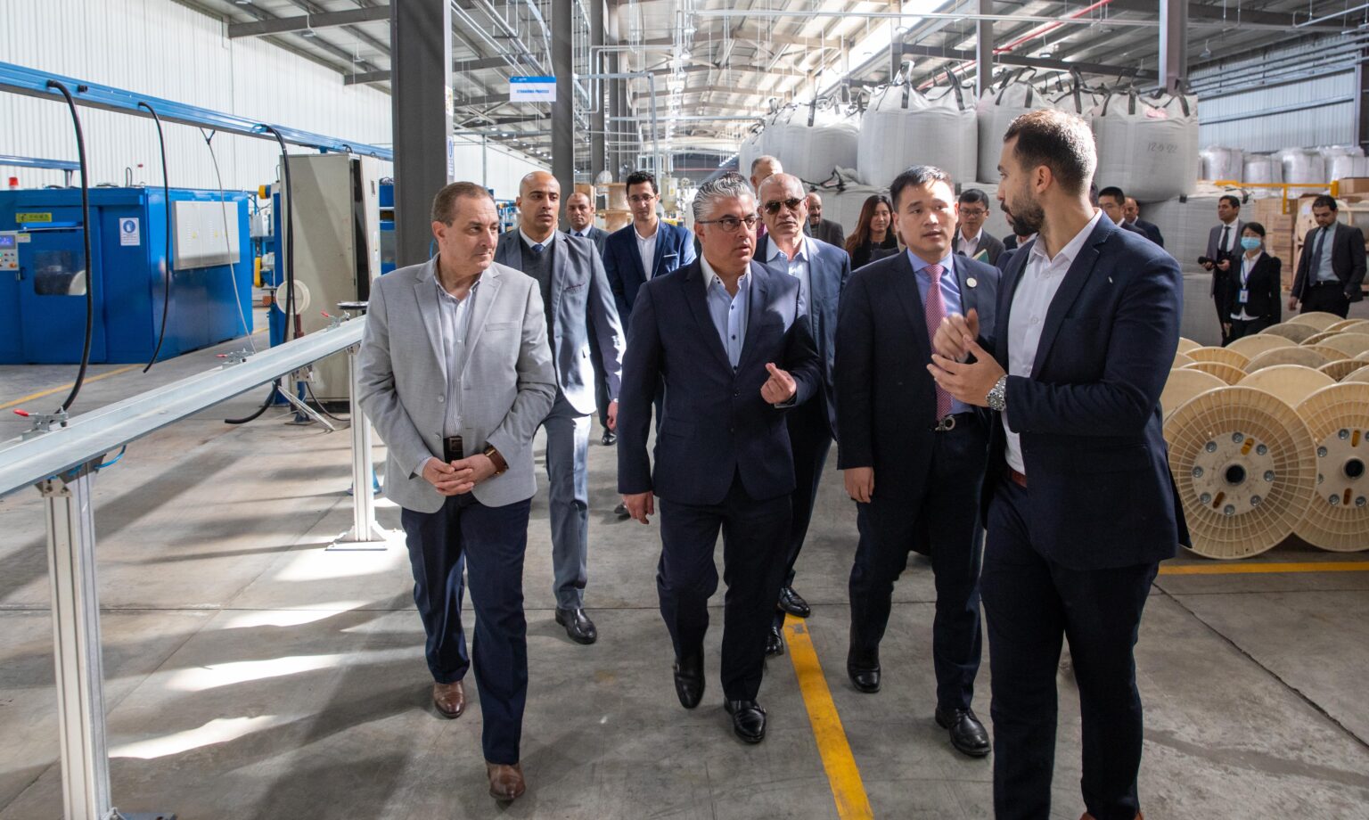 SCZONE’s chairman visits several projects of TEDA-Egypt in the sokhna ...