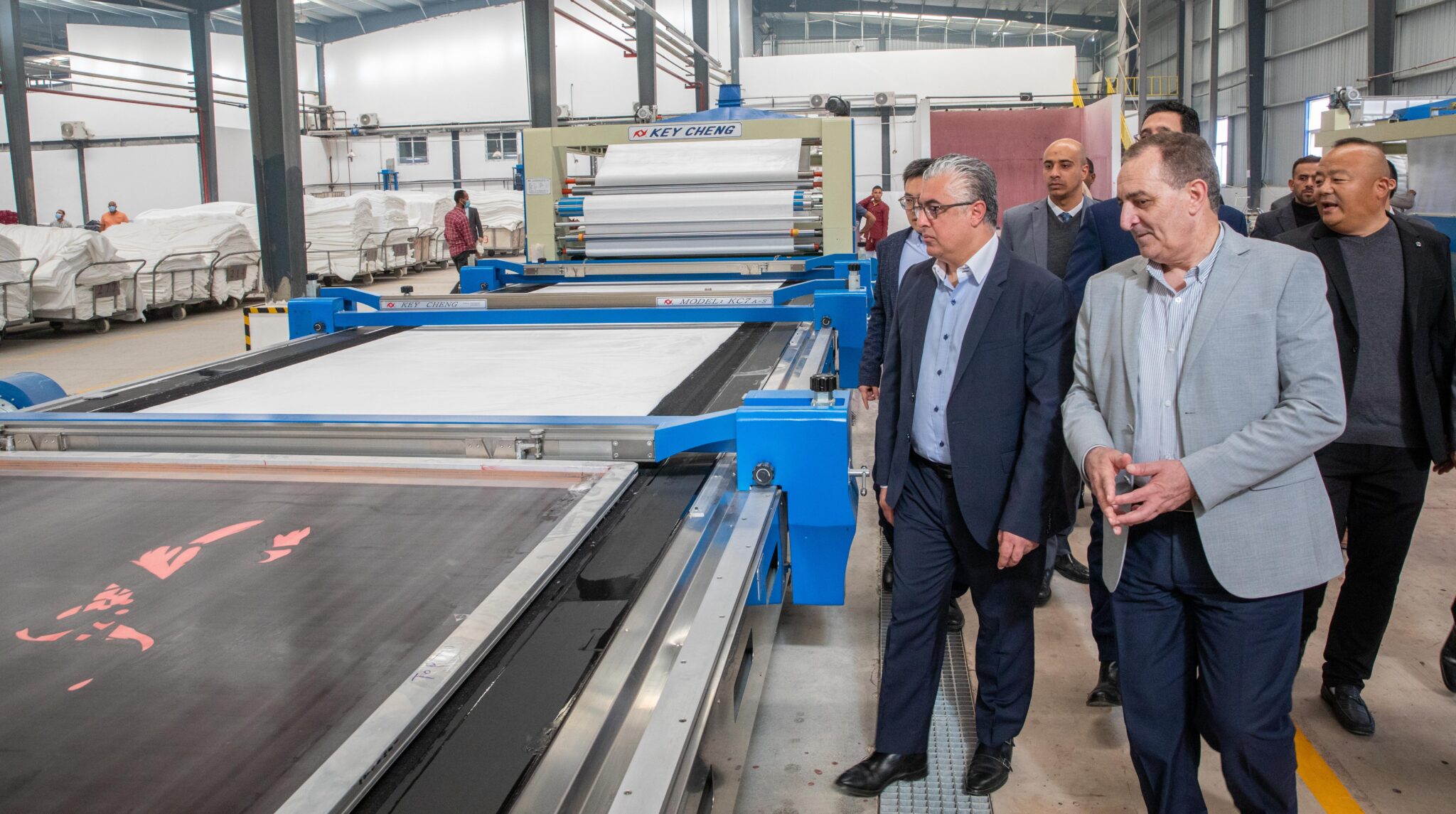 SCZONE’s chairman visits several projects of TEDA-Egypt in the sokhna ...